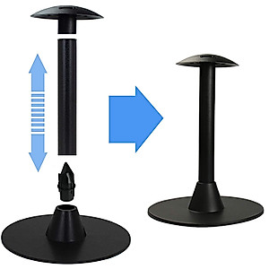 NEXCOVER Boat Cover Adjustable Height from 12" to 54" ABS Support Pole (1 Pack) | 6-Stage Extension System Pontoon Boat Cover Poles