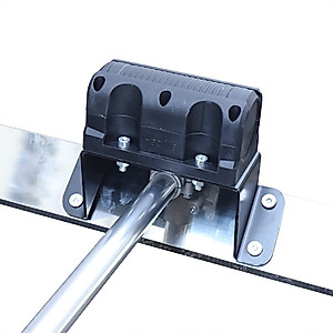 Electric Battery Powered Concrete Power Screed with 5 FT Stainless Steel Board 3000-6000RPM Speed, Efficient & Portable