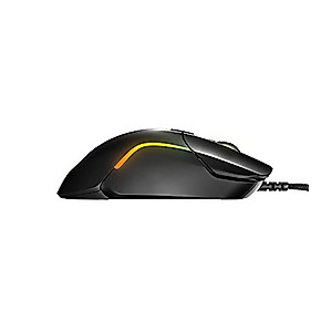 SteelSeries Rival 5 Gaming Mouse with PrismSync RGB Lighting and 9 Programmable Buttons � FPS, MOBA, MMO, Battle Royale � 18,000 CPI TrueMove Air Optical Sensor - Black (Renewed)