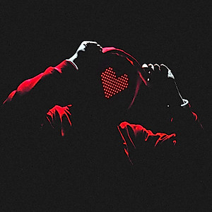 cosday LED Mask Light Up Face Mask with Programmable for Kids Adults for Cosplay Party Halloween Costume (Mini Led Mask)