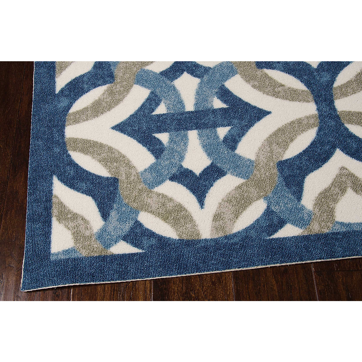 Waverly Sun N' Shade Indoor/Outdoor Celestial 5'3'' x 7'5'' Area-Rug, Easy-Cleaning, Non Shedding, Bed Room, Living Room, Dining Room, Backyard, Deck, Patio (5x7)