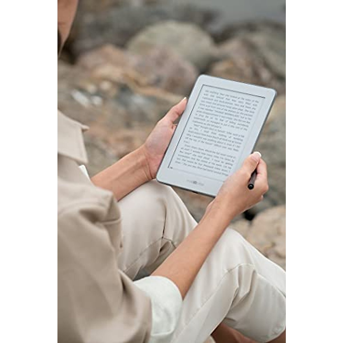 MobiScribe Origin 6.8" (32GB) | E-Book Reader | Paper-Feel & Glare-Free + Eye-Friendly Touchscreen | Note Taking for School & Work | Support Google Play Store | Includes 1 Stylus & 2 Covers