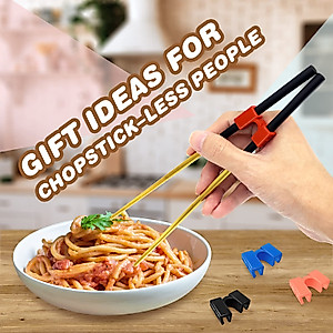 6PCS Chopstick Helper Kids, Chopstick Trainer Beginner Learning Practice & Training Chopsticks for Adult Kid with Chinese Japanese Korean Food