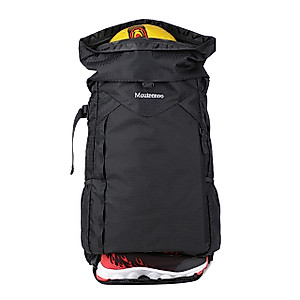 Mouteenoo Gym Backpack with Shoes Compartment, Sports Backpack (Black)