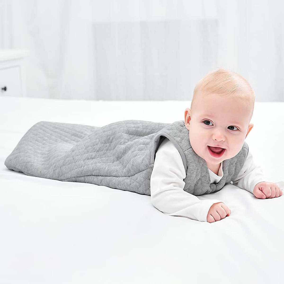 Yoofoss Baby Sleep Sack 12-18 Months TOG 2.5 Winter Wearable Blanket Baby Sleeping Bag for Toddler Sleeping Sack- Super Soft Warm Comfortable, Grey