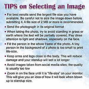 All Personalization Custom Life Size Cardboard Cutout - Personalized High Resolution Stand Up Custom Cutout Upload Your Own Photo - Perfect for Wedding & Birthday, 1ft to 6ft (Cardboard), Multi Color