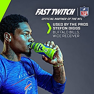 Fast Twitch Energy drink from Gatorade, Glacier Freeze, 12oz Bottles, (12 Pack), 200mg Caffeine, Zero Sugar, Electrolytes