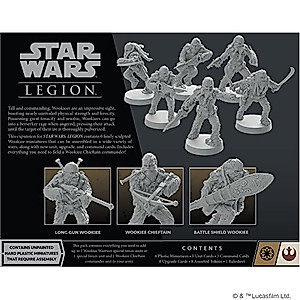 Star Wars: Legion Wookie Warriors Unit Expansion - Powerful Wookiees! Tabletop Miniatures Game, Strategy Game for Kids and Adults, Ages 14+, 2 Players, 3 Hour Playtime, Made by Atomic Mass Games