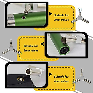 Jadeshay Element Valve Key, Airsoft KSC WA Gas Magazine Charging Valve Removal Tool, Stainless Steel, Smooth Handling, Universal Compatibility & Easy Maintenance