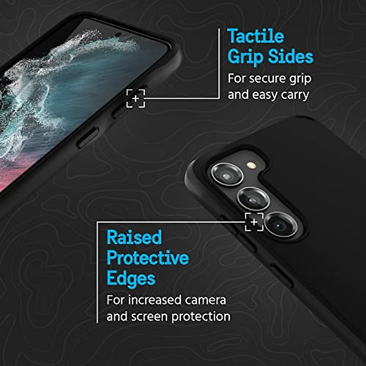 Pelican Ranger - Samsung Galaxy S23 Case [6.1"] [15ft MIL-STD Drop Protection] [Wireless Charging] Protective Phone Case for Samsung Galaxy S23 - Slim, Rugged Cover w/Anti Scratch Technology - Black