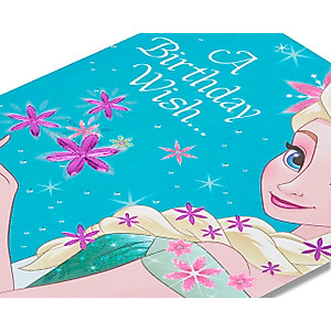 American Greetings Birthday Card for Kids (Frozen, Queen Elsa)