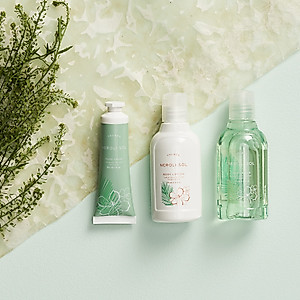 Thymes Travel Set and Beauty Bag - Contains Body Wash, Body Lotion & Hand Cream - Neroli Sol