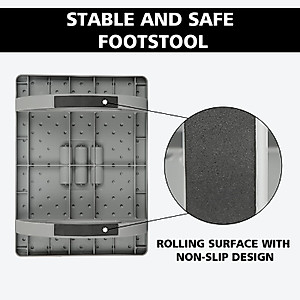CZZXI Rocking Foot Rest for Under Desk at Work, Comfortable Foot Stool Ergonomic Footrest with Foot Massage Feet Stand for Office & Home