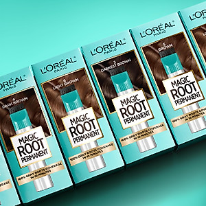 L'Oreal Paris Magic Root Rescue 10 Minute Root Hair Coloring Kit, Permanent Hair Color with Quick Precision Applicator, 100 percent Gray Coverage, 7 Dark Blonde, 1 kit (Packaging May Vary)