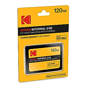 KODAK Internal SSD X150, Yellow, 120GB