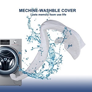 Askme Twin Mattress Topper 4 Inch Ventilated Gel Memory Foam and Firm Foam Support with Bonus Cover, Adjustable Softness Relief Back Pain Breathable and Washable Cover, CertiPUR-US