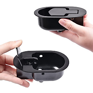 Sopito Recliner Handle Universal All-Metal Couch Recliner Release Pull Handle Replacement Parts with Retaining Clips, Fits Lazyboy, Ashley, and Most Recliner Brands