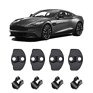 BELOMI Tesla Model 3/Y Door Lock Cover, 4 Door Lock Protector and 4 Door Stopper Covers, Auto Door Latches Protection Guard, Set of 8 for Tesla Accessories