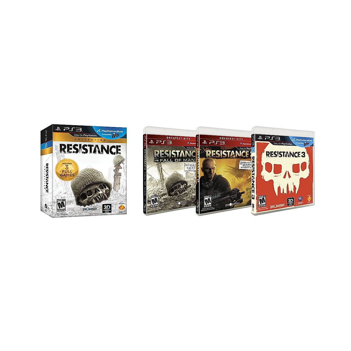 PS3 Resistance Trilogy Collection - 3 pack