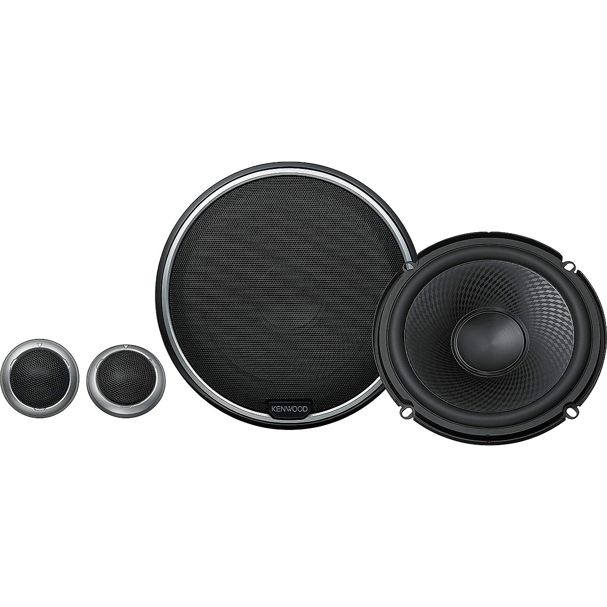Kenwood KFC-P710PS 560W Max (160W RMS) 6.5" Performance Series 2-Way Component Car Speakers