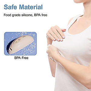 NCVI Warming Lactation Massager, Heat & Vibration, 2-in-1 Breast Massager, 2 Pack, Lactation Massager with Heat, for Breastfeeding, Pumping, Relieve Clogged Ducts, Engorgement, Improve Milk Flow