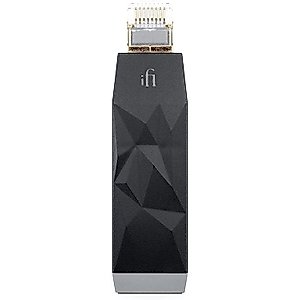 iFi LAN iSilencer - LAN Signal Noise Filter - Remove Electrical Noise - Ethernet Isolator for Hi-Res Audio Systems (RJ45)