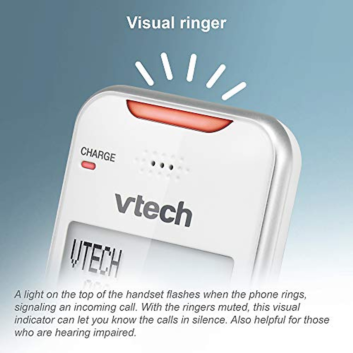 Vtech VS112-37 DECT 6.0 Bluetooth 3 Handset Cordless Phone for Home with Answering Machine, Call Blocking, Caller ID, Intercom and Connect to Cell (Silver & White)