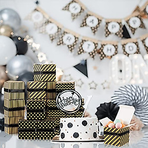 100 Pcs Black Gold Gift Boxes Wedding Candy Party Favor Boxes Small Treat Boxes with Lids 2 x 2 x 2 Inches Small Gift Boxes for Adults, Bridesmaid, Groomsmen, Cupcakes, Bridal, Baby Shower, Christmas