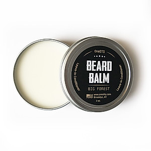 Big Forest Beard Treatment Kit - Shampoo 9 oz - Oil 1 oz - Beard Balm 2 oz - Brush - Wood Scent - 100% Natural and Organic Beard Growth Care Products in Premium Gift Box