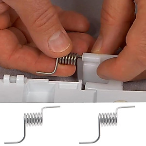 OZXNO 4pcs MHY62044106 Refrigerator Door Spring Heavy Duty Fridge Door Spring Replacement Compatible with LFX28968SB LFX28968ST LFX31945ST LMX31985ST