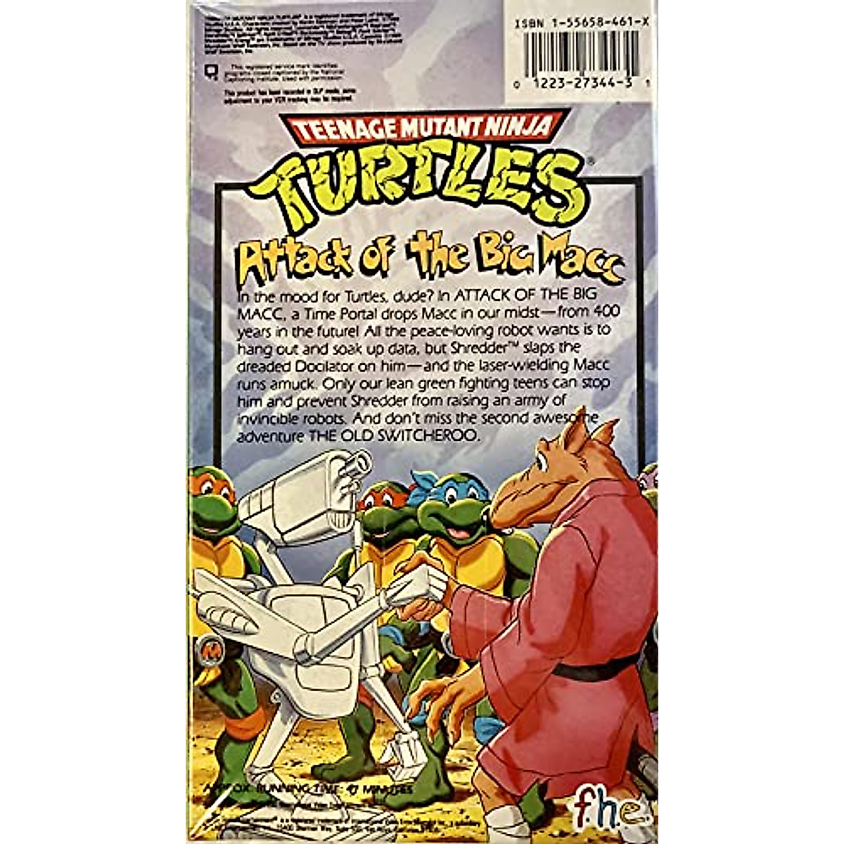 Teenage Mutant Ninja Turtles: Attack of the Big Macc [VHS]