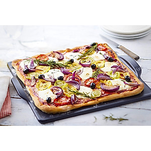 Emile Henry 14" x 14" Square Pizza Stone | Charcoal