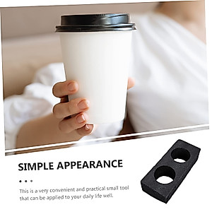 4 Pcs Milk Tea Cup Holder 2 Cups Foam Take Out Cup Holder Foam Bottle Holder Door Dash Supplies Small Baskets for Organizing Cup Holder Tray Insulation Pearl Cotton Beer re-usable