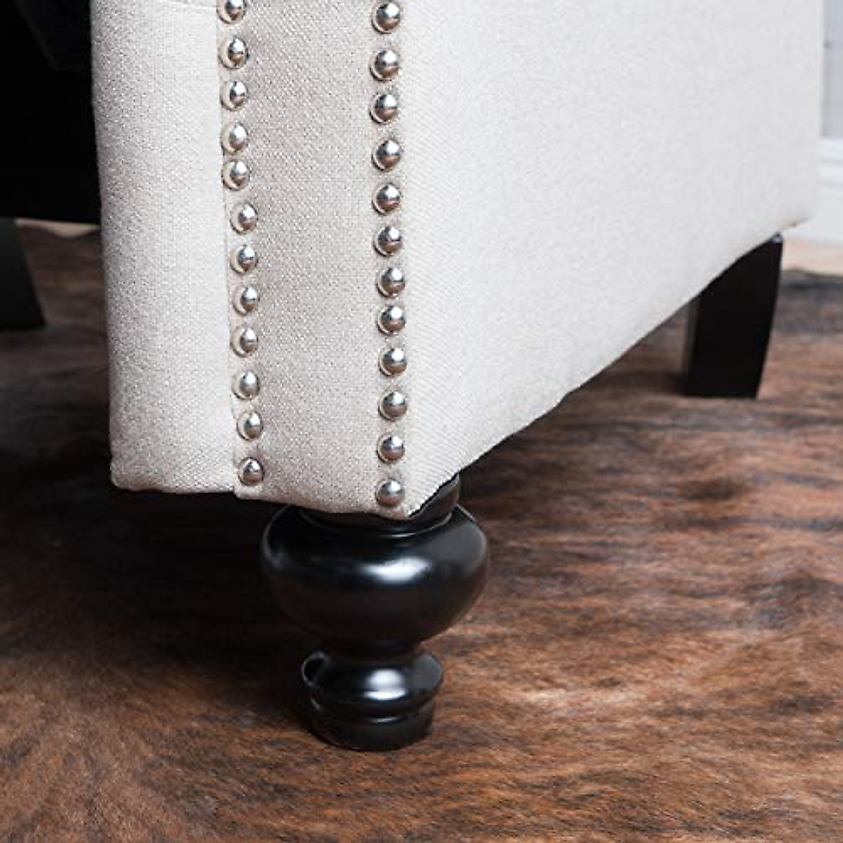 GDFStudio vWyland Tufted Wheat Fabric Recliner.