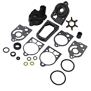 77177A3 Water Pump Repair Kit with Housing Replacement for Mercury and Mariner 2-Cycle Outboards 30 HP - 70 HP - Replace 46-77177A3 Sierra 18-3324 GLM12100
