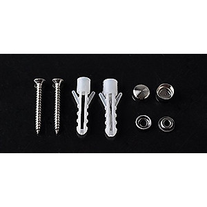 Coat Hook Rack with 3 Square Hooks - Premium Modern Wall Mounted - Ultra durable with solid steel construction, Brushed stainless steel finish, Super easy installation, Rust and water proof