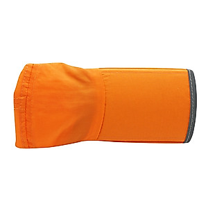 Connectyle Foldable Mesh Sun Cap Outdoor Sports Hat Breathable Sun Runner Cap with Reflective Trim Orange