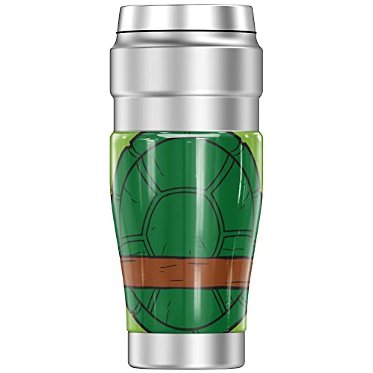 THERMOS Teenage Mutant Ninja Turtles TMNT OFFICIAL Raph Shell STAINLESS KING Stainless Steel Travel Tumbler, Vacuum insulated & Double Wall, 16oz