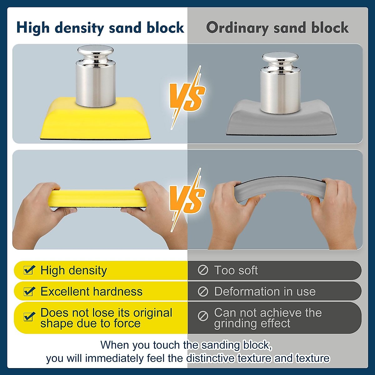 Sanding Blocks Auto Body, auto sanding blocks, auto body sanding block, automotive sanding block, sanding blocks hook and loop Replaces 3M Sanding Block,fit for Woodworking, Automotive Body