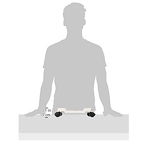 OttLite Wheel Base Accessory – Compatible only with Specific OttLite Floor Lamps, Portable Rolling Lock Wheels, for Crafting, Reading, Sewing