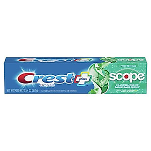 Crest Toothpaste Plus Scope Whitening Minty Fresh (Pack of 2)