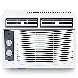 Acekool 5000 BTU Window Air Conditioner, Window AC Unit with Easy-to-Use Mechanical Controls and Reusable Filter, Efficient Cooling for Smaller Areas, Cools 150 Sq.ft, 110-115V