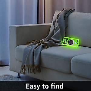 Climberer Firestick Remote Cover, 3-Pack Compatible with fire TV Stick 4K, Easy to Find, Comprehensive Protection, Ergonomic Design, Soft Silicone, Fluorescent Green/Yellow/Pink