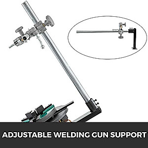 Mophorn 50KG Rotary Welding Positioner Turntable Table 110V 120W Angle 0 to 90° Welding Positioner Positioning Turntable 310mm Diameter Welder Positioner Turntable Machine 200mm Lathe Chuck