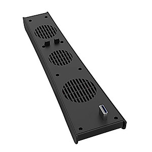 Cooling Fan for PS5, USB External Cooler 3 Fan Temperature Control Cooling Fans for Sony Playstation 5 Digital Edition/CD-ROM Edition Gaming Console