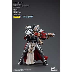 HiPlay JoyToy Warhammer 40K: Adepta Sororitas Argent Sister Vitas 1:18 Scale Figure