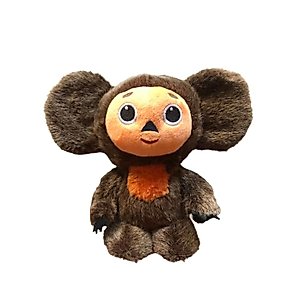 Plush Toy Funny Character Cheburashka Stuffed Plush Speaking Toy Classic 6 inch (15 cm)
