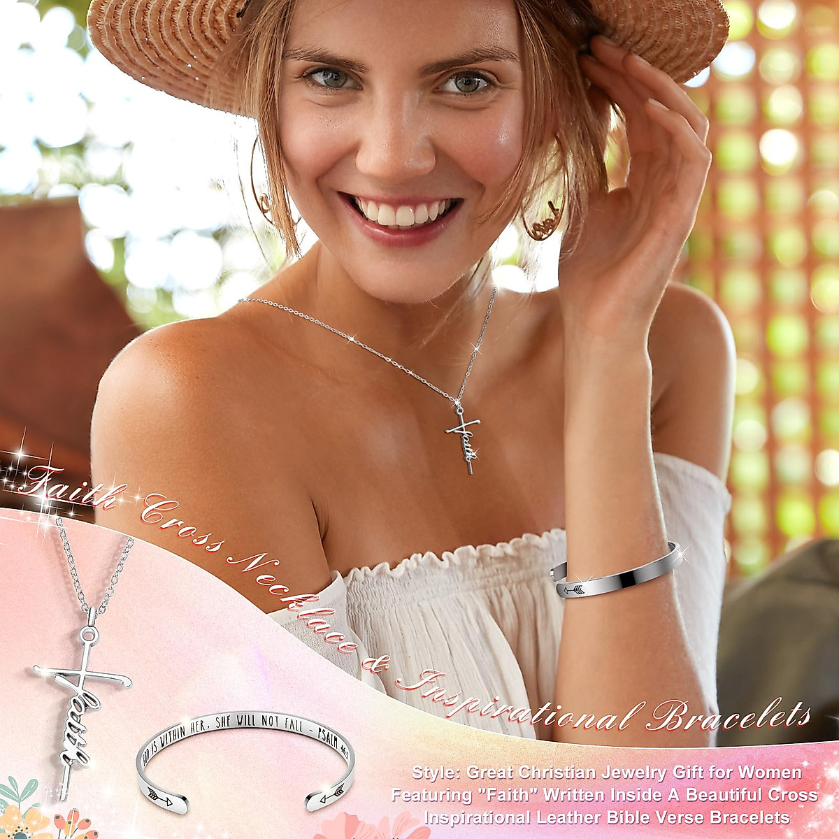 12PCS Christian Gifts for Women Faith,Inspirational Gifts for Women,Christian Birthday Gifts,Spiritual Religious Gifts, Get Well Soon Gifts for Mom,Friends,Sister,Wife,Girlfriends