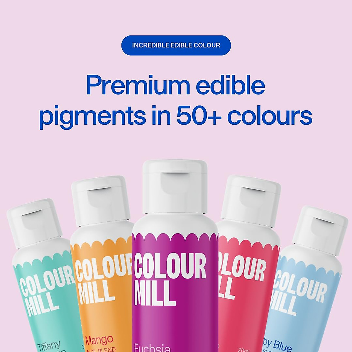 Colour Mill Oil-Based Food Coloring, 20 Milliliters Baby Pink