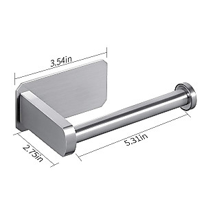 VAEHOLD Adhesive Paper Towel Holder and Toilet Paper Holder